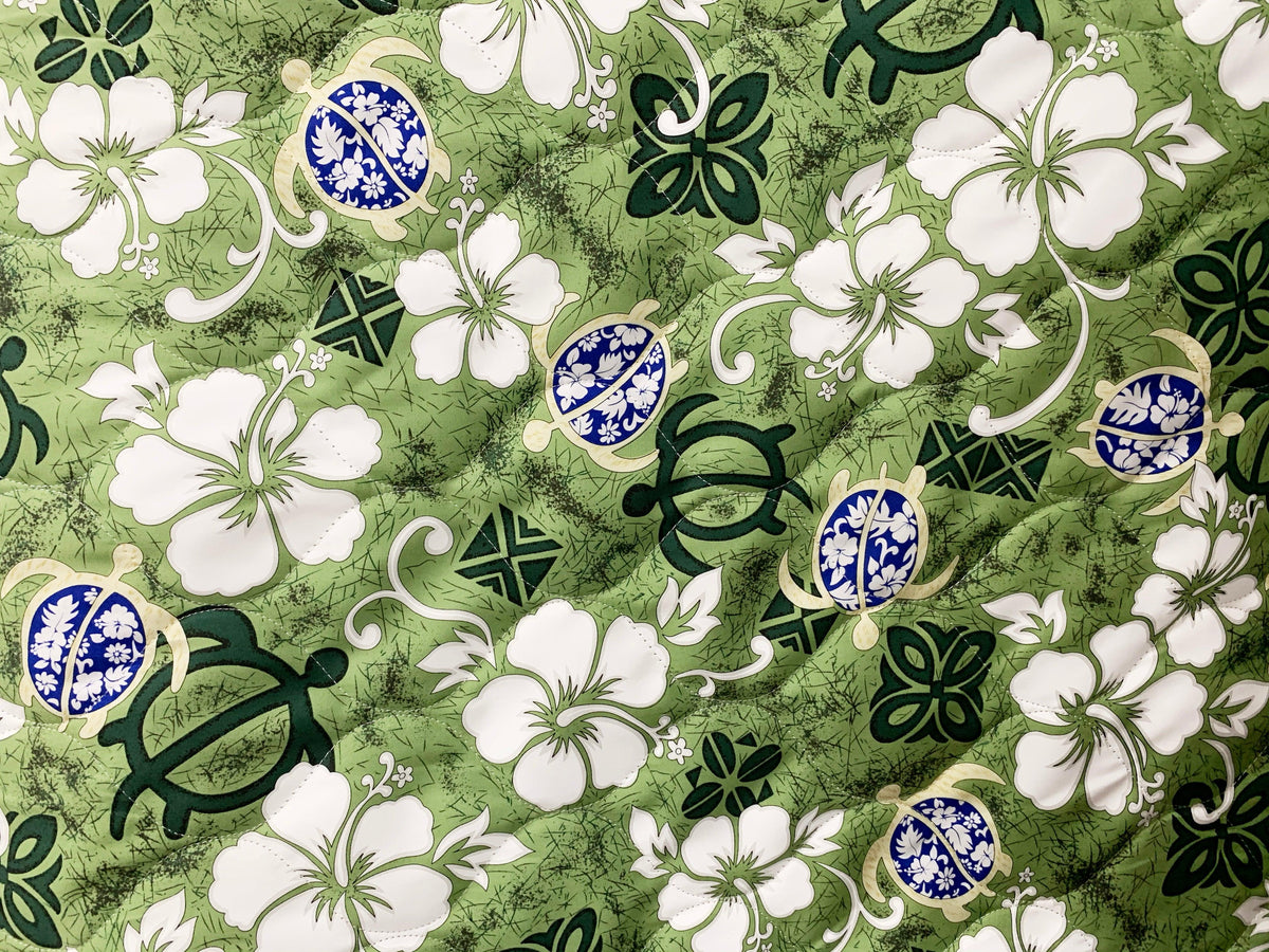 Aloha Honu - Quilted Fabric - 56" Wide - 100% Cotton – Ninth Isle